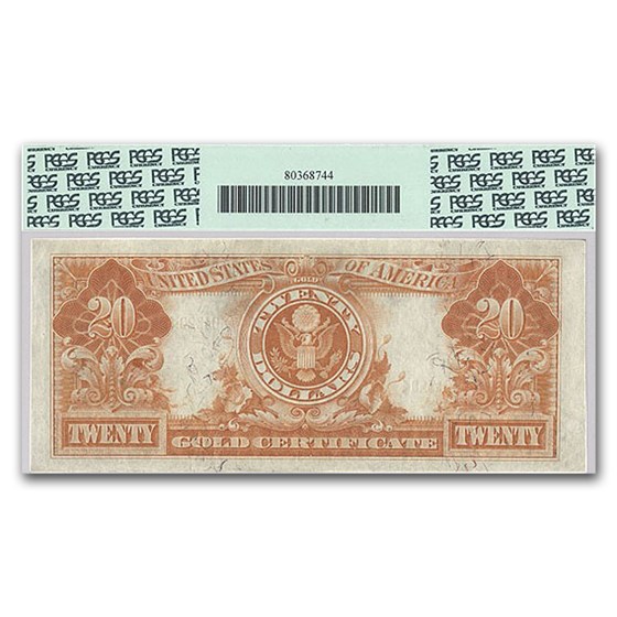 Buy 1905 $20 Gold Certificate Technicolor Note AU-55 PCGS | APMEX