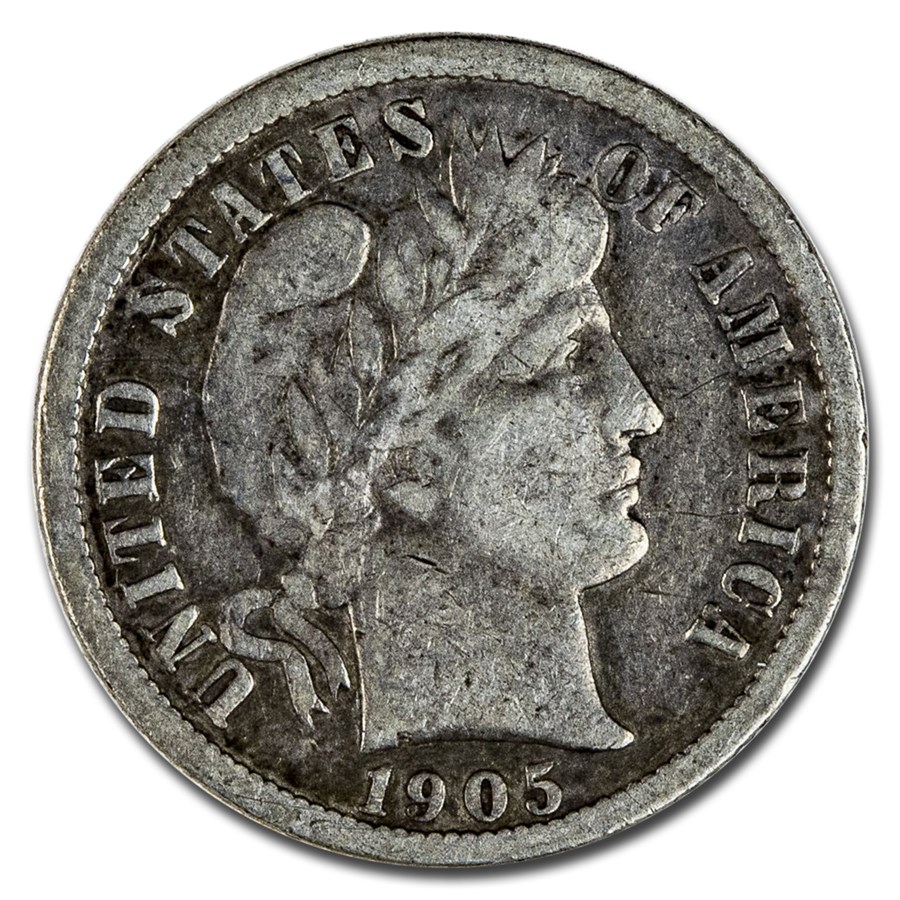 Buy 1905 Barber Dime VF | APMEX