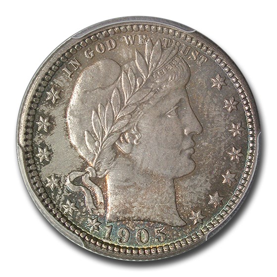 Buy 1905 Barber Quarter MS-65 PCGS | APMEX