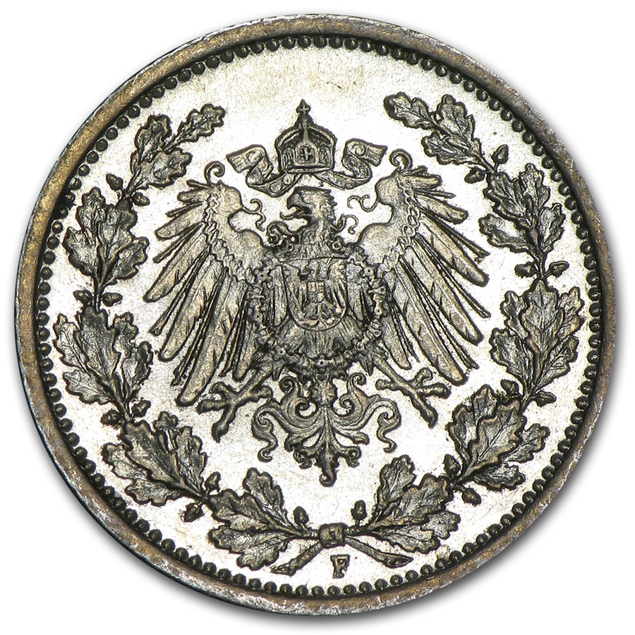 Buy 1905 Germany Silver 1/2 Mark BU | APMEX