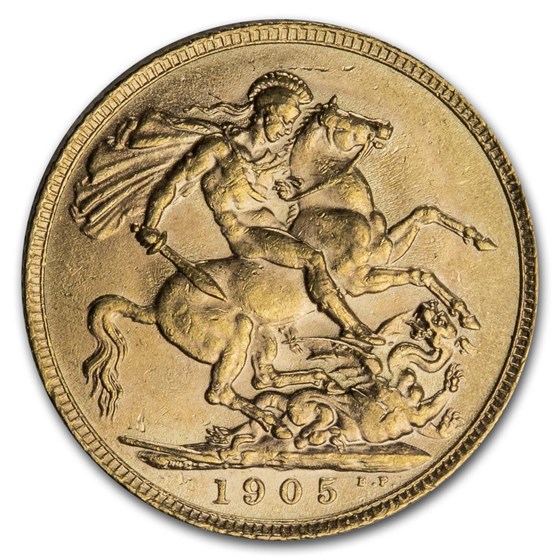 Buy 1905 Great Britain Gold Sovereign Edward VII BU | APMEX