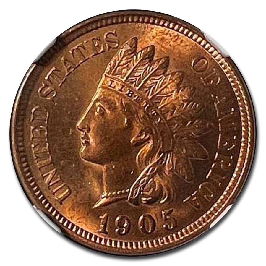 Buy 1905 Indian Head Cent MS-65 NGC (Red) | APMEX