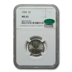 1905 Liberty Head V Nickel MS-65 NGC CAC