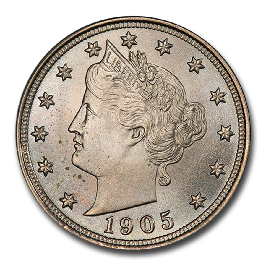 Buy 1905 Liberty Head V Nickel MS-65+ | APMEX