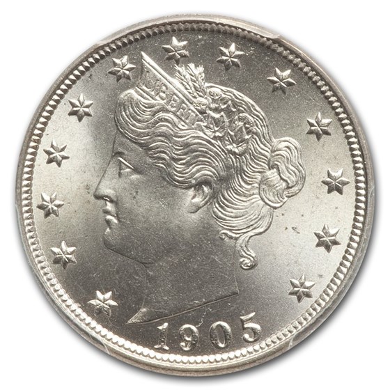 Buy 1905 Liberty Head V Nickel MS-66+ PCGS CAC | APMEX