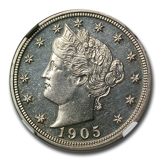 Buy 1905 Liberty Head V Nickel PF-65 NGC | APMEX