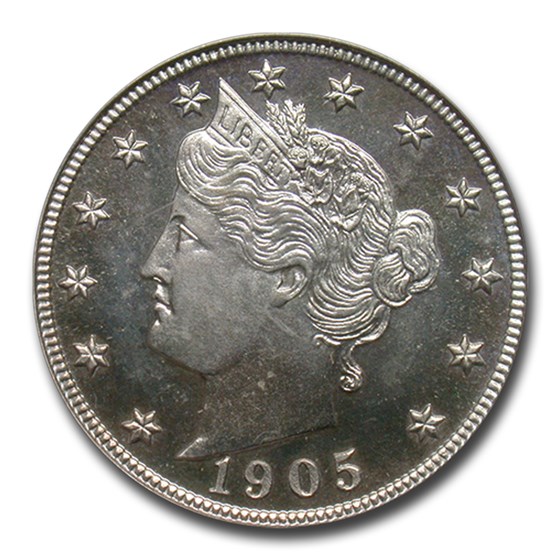 Buy 1905 Liberty Head V Nickel PR-65 Cameo PCGS CAC | APMEX
