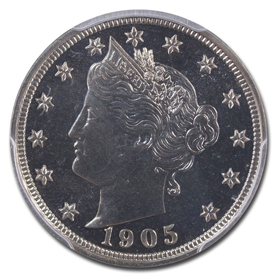 Buy 1905 Liberty Head V Nickel PR-66 PCGS CAC | APMEX