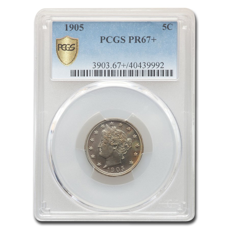 Buy 1905 Liberty Head V Nickel PR-67+ PCGS | APMEX