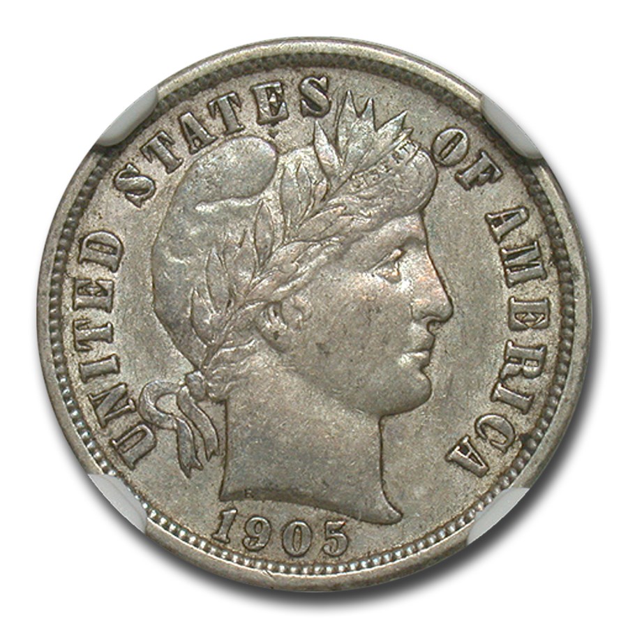 Buy 1905-O Barber Dime AU-53 NGC | APMEX