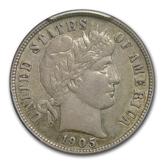 Buy 1905-O Barber Dime AU-55 PCGS (Micro O) | APMEX