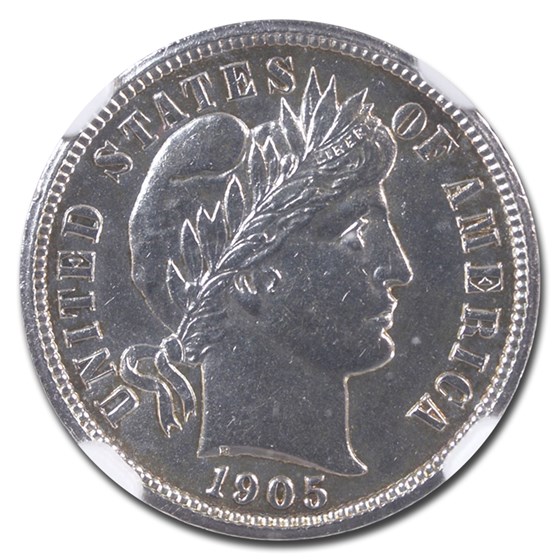 Buy 1905-O Barber Dime MS-61 NGC (Micro O) | APMEX