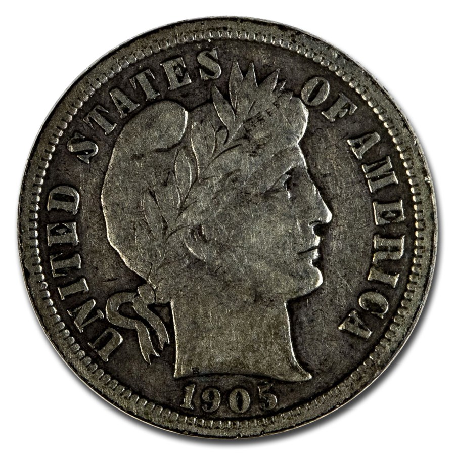 Buy 1905-O Barber Dime VF | APMEX