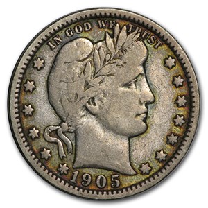 Buy 1905-O Barber Quarter Fine | APMEX