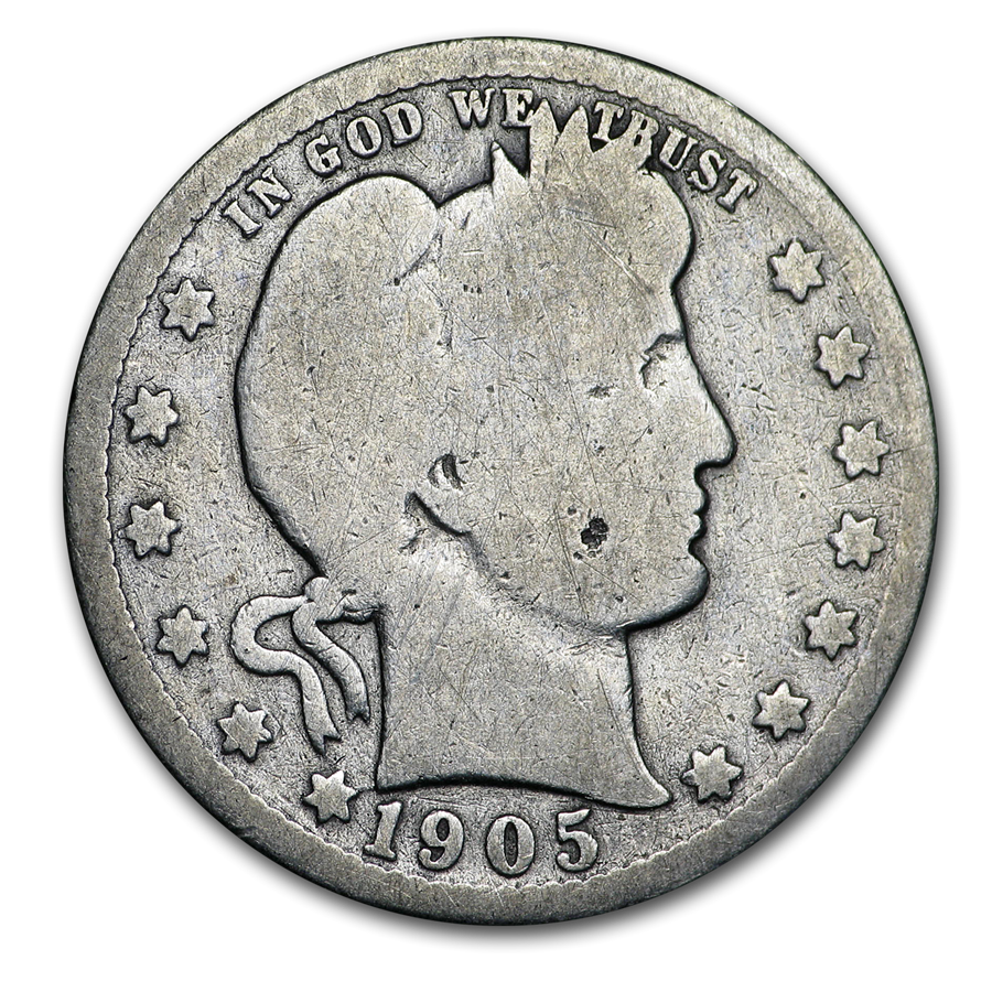 Buy 1905-O Barber Quarter Good (Details) | APMEX