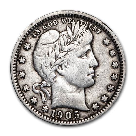 Buy 1905-O Barber Quarter VF | APMEX