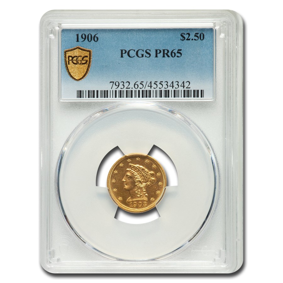 Buy 1906 $2.50 Liberty Gold Quarter Eagle PR-65 PCGS | APMEX