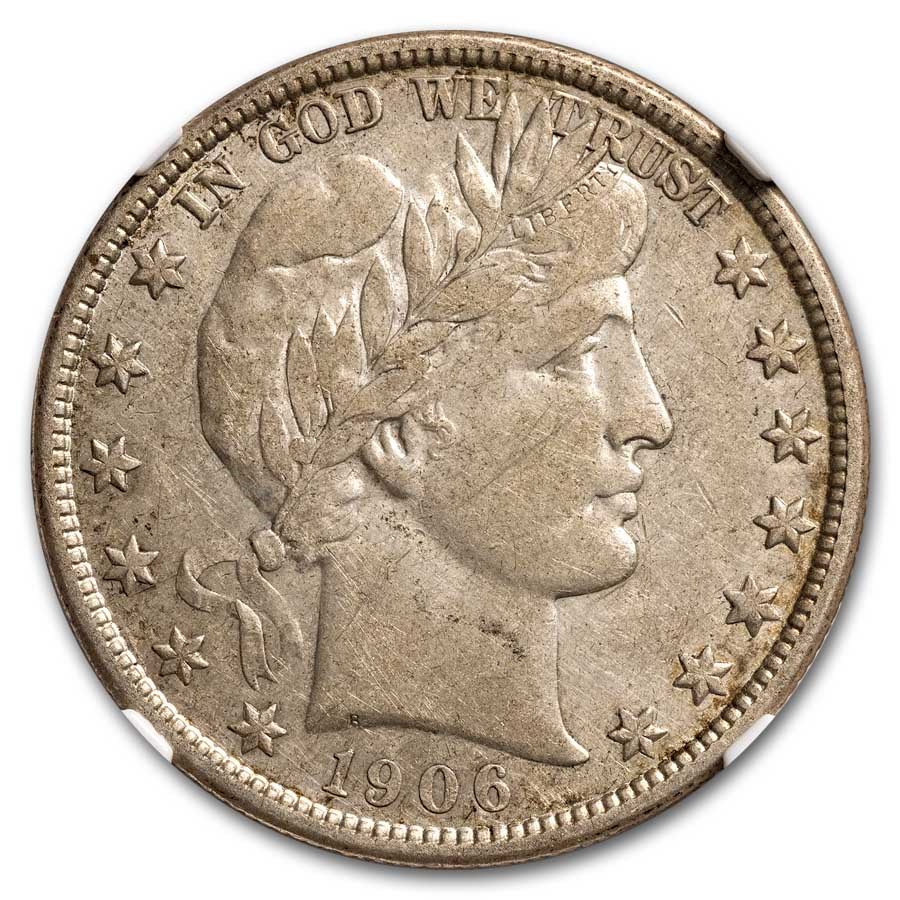 Buy 1906-D Barber Half Dollar XF-40 NGC | APMEX