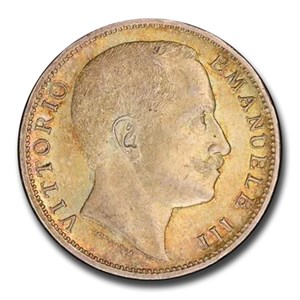 Buy 1906-R Italy Silver 2 Lire Emanuele III MS-62 | APMEX