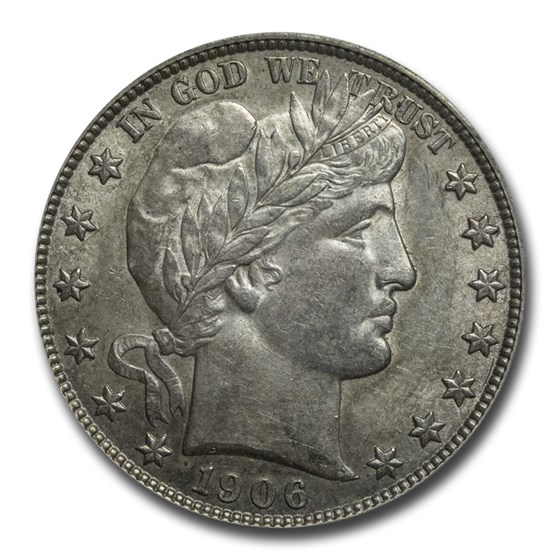 Buy 1906-S Barber Half Dollar AU-50 PCGS | APMEX