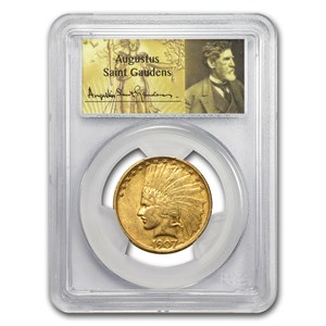 Buy 1907 $10 Indian Gold Eagle AU-50 PCGS | APMEX