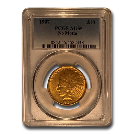 Buy 1907 $10 Indian Gold Eagle AU-55 PCGS | APMEX