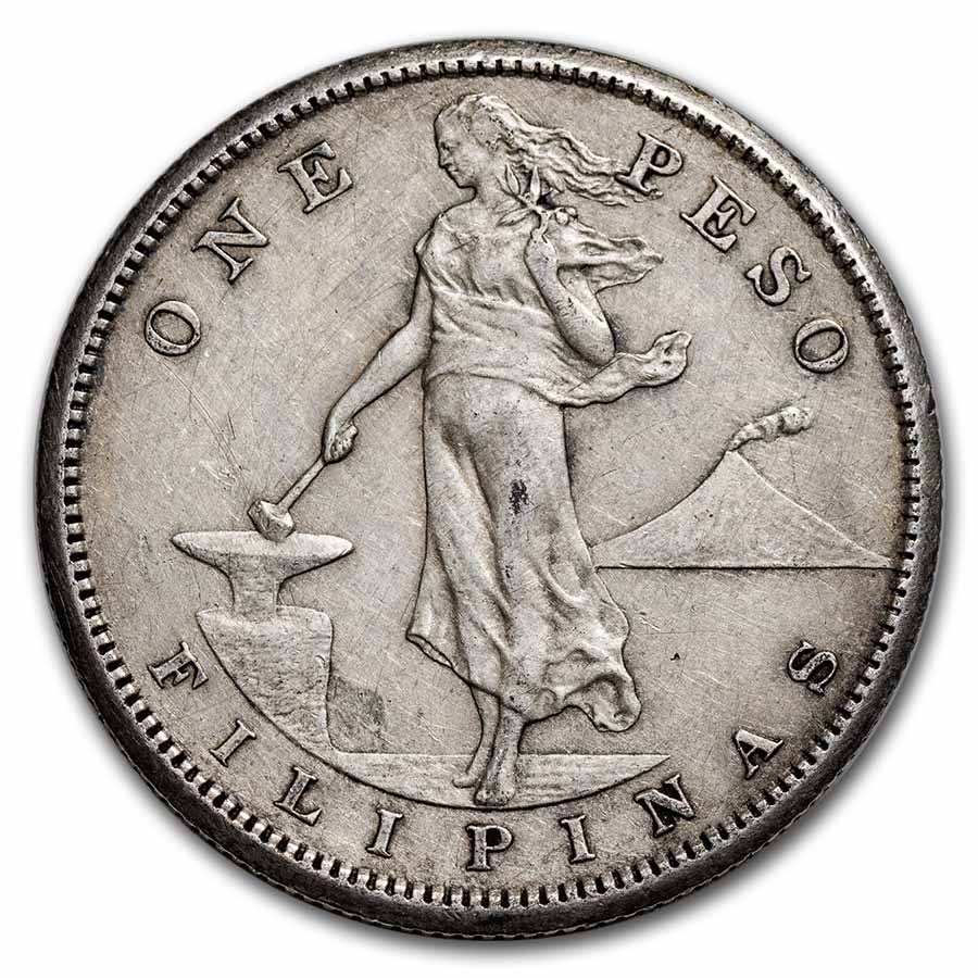 Buy 1907-1912 Philippines Silver 1 Peso Cull | APMEX