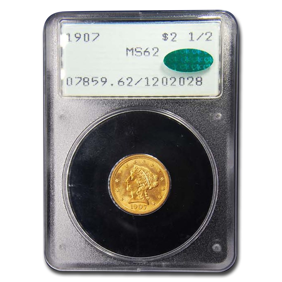 Buy 1907 $2.50 Liberty Gold Quarter Eagle MS-62 PCGS CAC | APMEX