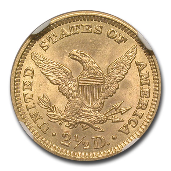 Buy 1907 $2.50 Liberty Gold Quarter Eagle MS-65 NGC CAC | APMEX