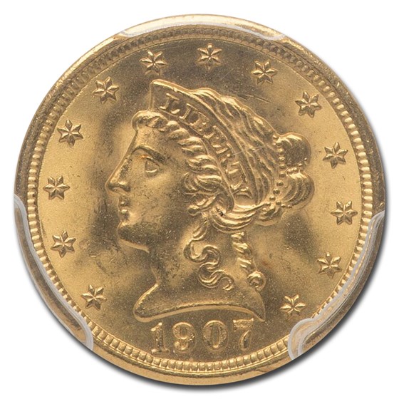 Buy 1907 $2.50 Liberty Gold Quarter Eagle MS-66 PCGS | APMEX