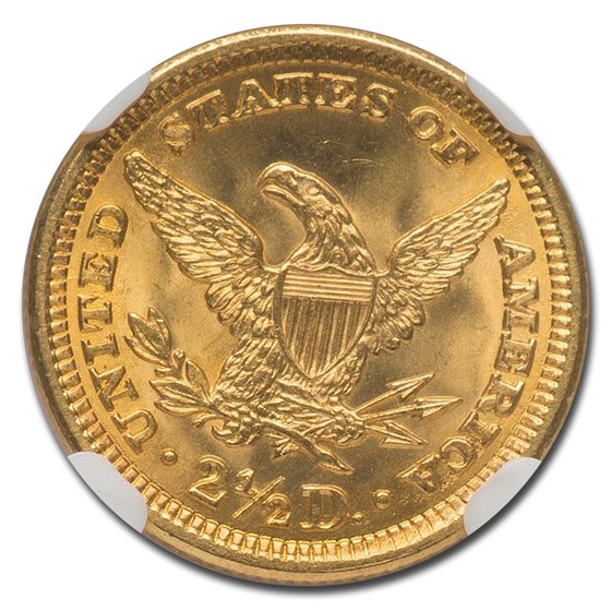 Buy 1907 $2.50 Liberty Gold Quarter Eagle MS-67 NGC | APMEX