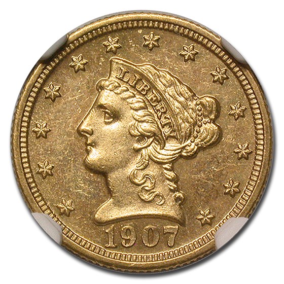 Buy 1907 $2.50 Liberty Gold Quarter Eagle PF-63+ Cameo NGC | APMEX