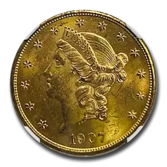 Buy 1907 $20 Liberty Gold Double Eagle MS-63 NGC | APMEX
