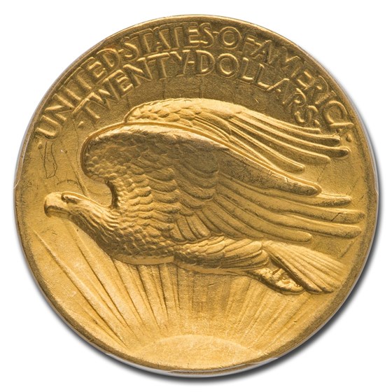 Buy 1907 $20 St. Gaudens Gold High Relief MS-64 PCGS CAC (Flat Edge) | APMEX