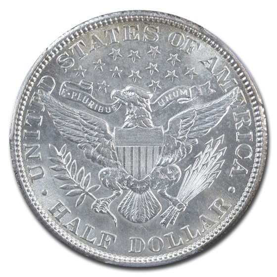 Buy 1907 Barber Half Dollar AU-58 PCGS | APMEX