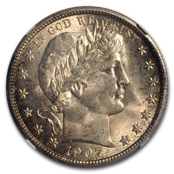 Buy 1907 Barber Half Dollar MS-65 NGC | APMEX