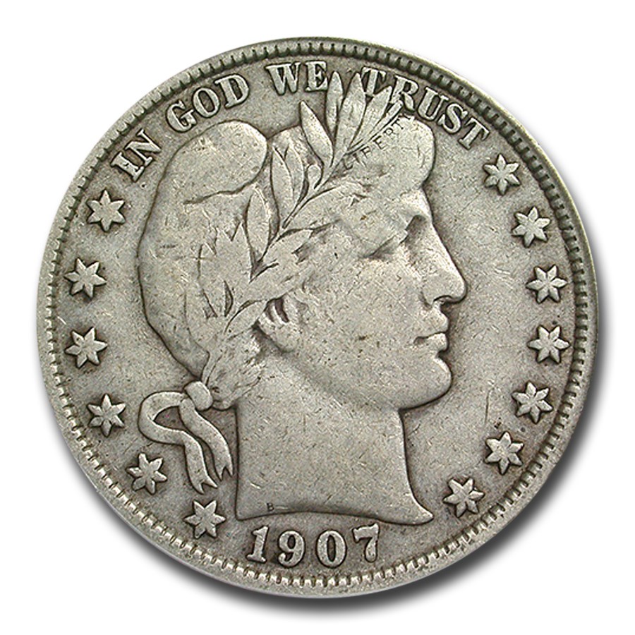 1907 Barber Half Dollar VF-20 PCGS