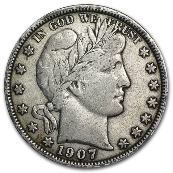 Buy 1907 Barber Half Dollar VF | APMEX