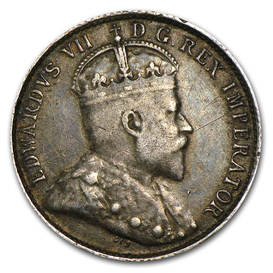 Buy 1907 Canada 5 Cents Silver XF Edward VII | APMEX
