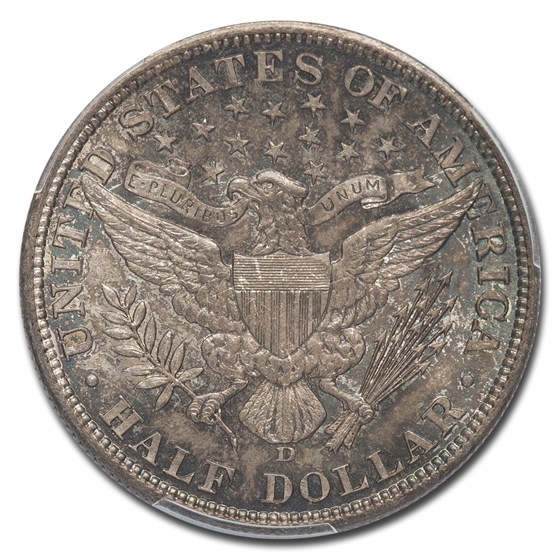 Buy 1907-D Barber Half Dollar MS-65 PCGS | APMEX