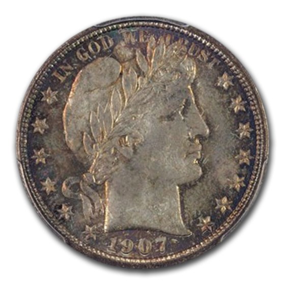 Buy 1907-D Barber Half Dollar MS-66 PCGS | APMEX