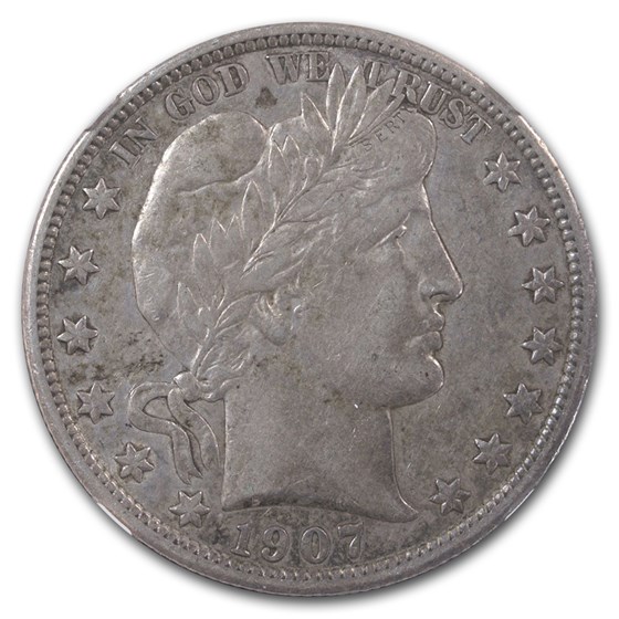Buy 1907-D Barber Half Dollar XF-45 NGC | APMEX