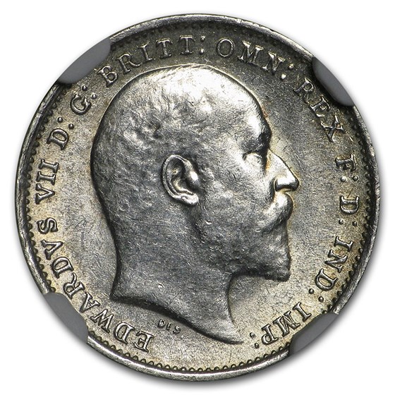 Buy 1907 Great Britain Silver 3 Pence George III MS-63 NGC | APMEX