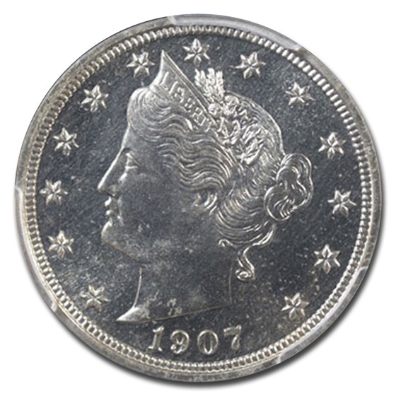 Buy 1907 Liberty Head V Nickel PR-66 PCGS | APMEX