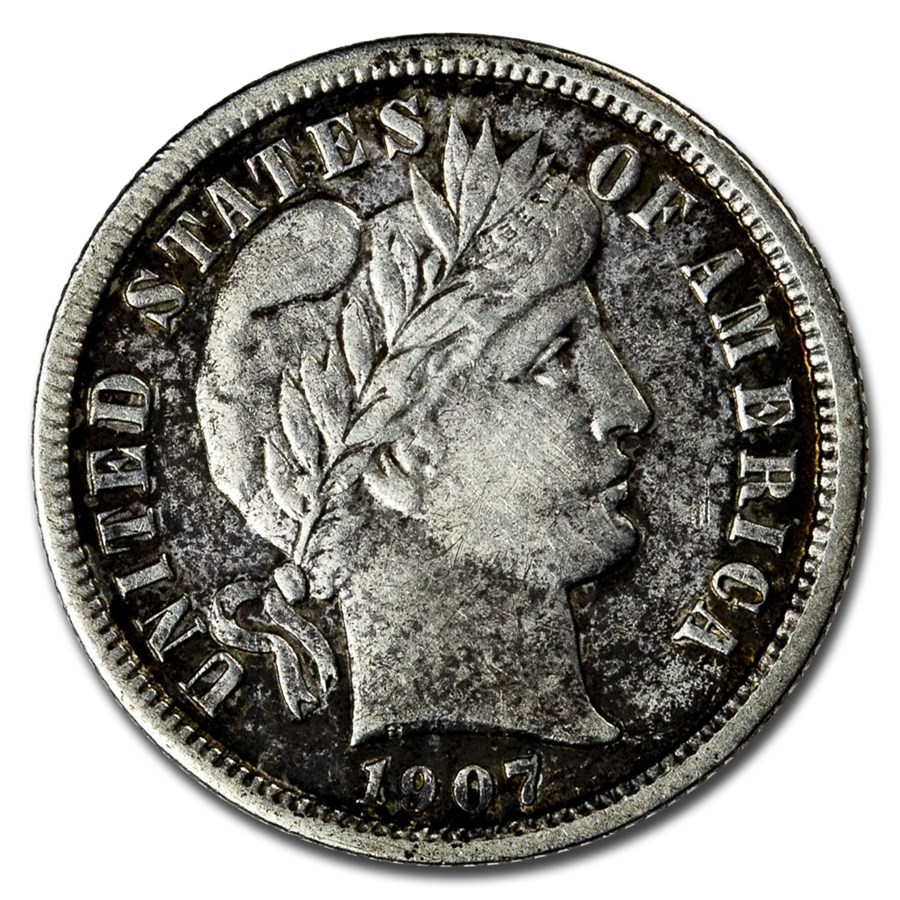 Buy 1907-O Barber Dime AU | APMEX