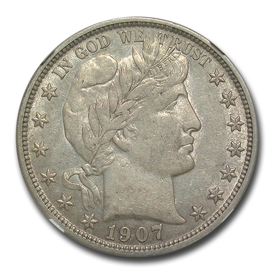 Buy 1907-O Barber Half Dollar AU-55 NGC | APMEX