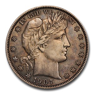 Buy 1907-O Barber Half Dollar AU-55 PCGS | APMEX