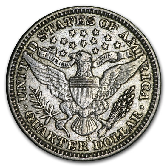 Buy 1907-O Barber Quarter XF | APMEX