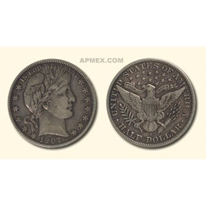 Buy 1907-S Barber Half Dollar VF | APMEX