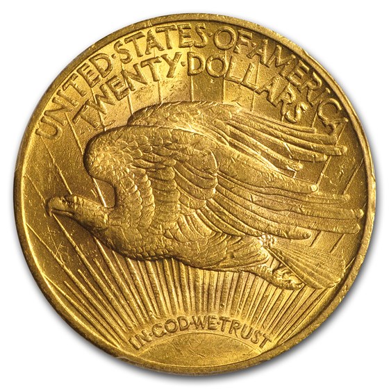 Buy 1908 $20 St Gaudens Dbl Eagle W/Motto BU PCGS (Prospector Label ...